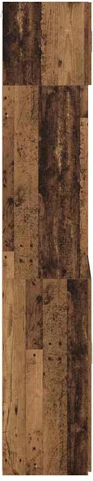 Úložná skříňka Staré dřevo 80 x 42,5 x 225 cm Kompozitní dřevo 3402818