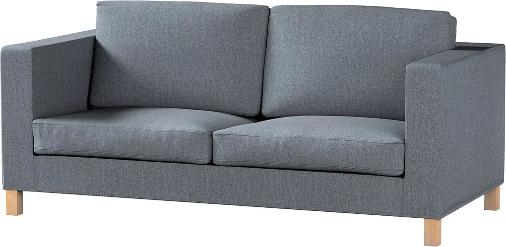 Potah na pohovku IKEA Karlanda rozkládací, krátký barva šedá látka pletený vzor