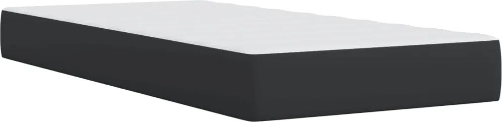 Box spring postel s matrací černá 90x190 cm umělá kůže 3285189