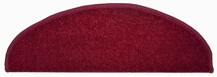 Vopi Nášlapy na schody Eton vínově červený půlkruh, samolepící - 24x65 půlkruh (rozměr včetně ohybu)