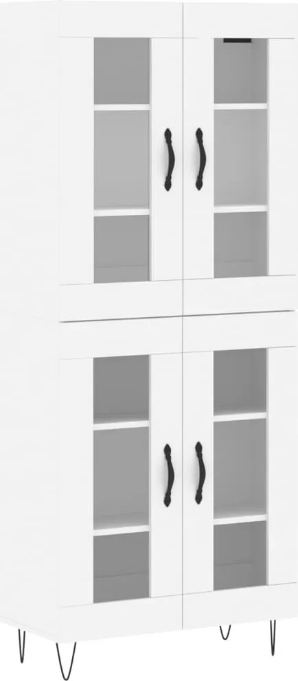 Skříň highboard bílá 69,5 x 34 x 180 cm kompozitní dřevo 3198305