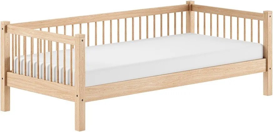 Dětská postel z bukového dřeva s roštem 90x200 cm v přírodní barvě Forrest – Vipack Biano.cz