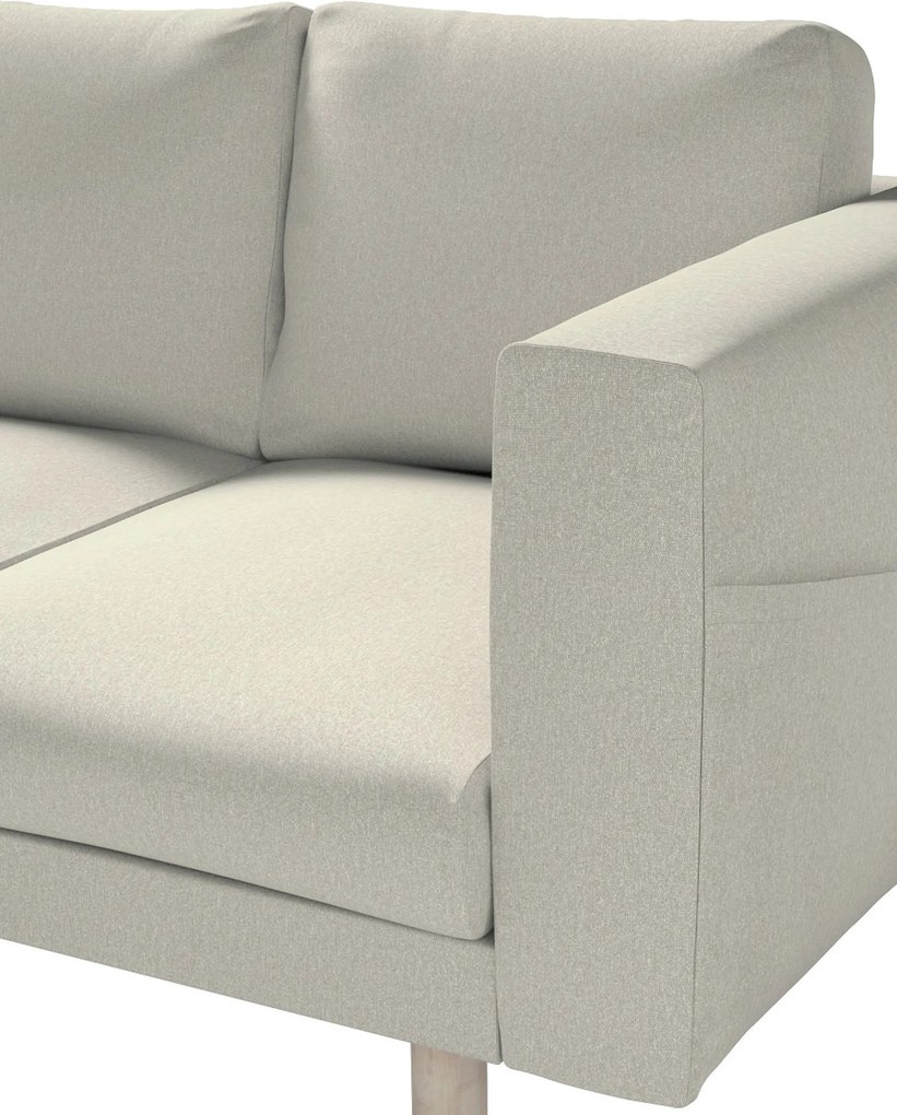 Potah na pohovku IKEA Norsborg 3-místná barva béžová látka pletený vzor