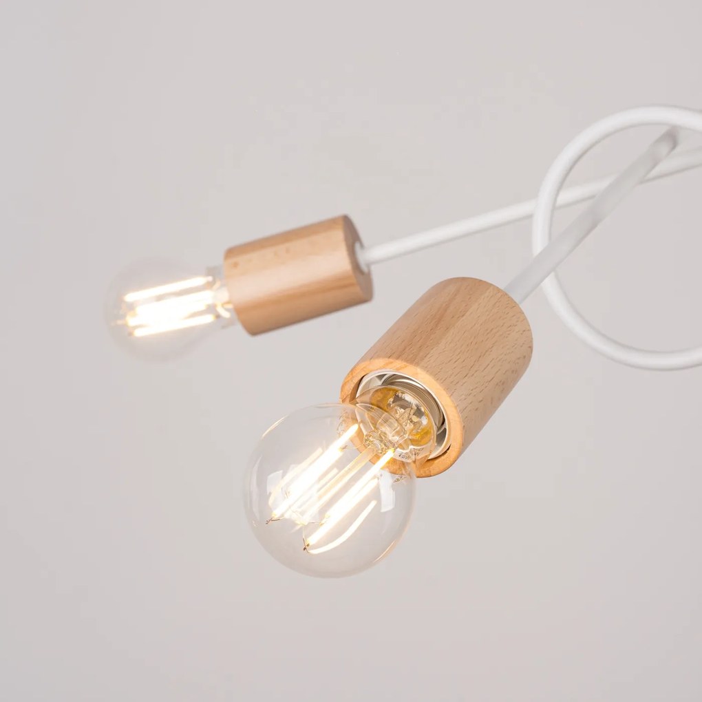 Sollux Lighting Lustr EMBER 5 bílý