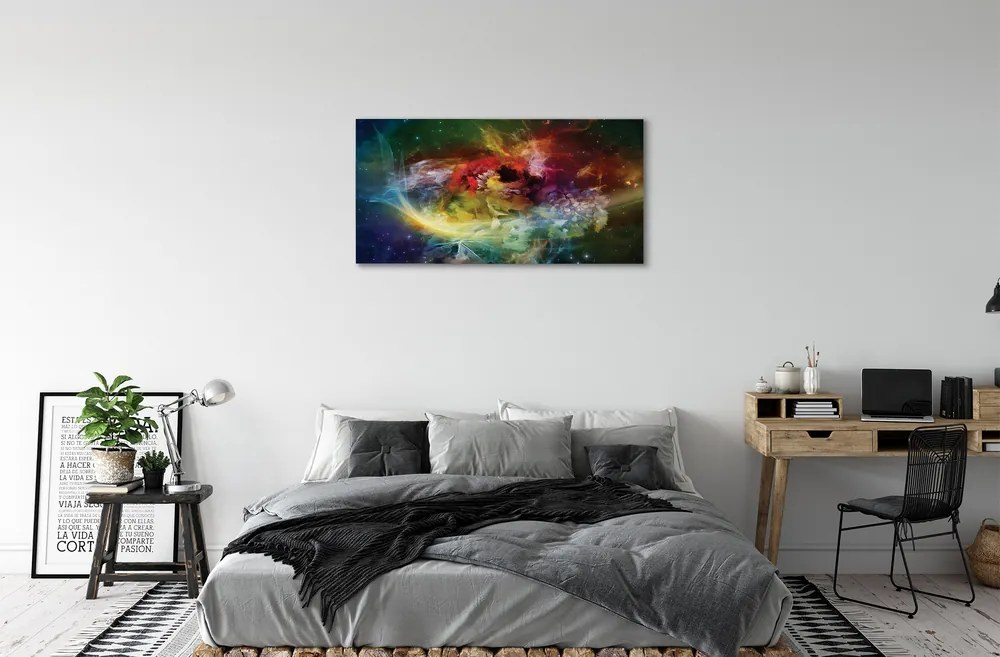 Obrazy na plátně abstraktní fraktály 120x60 cm