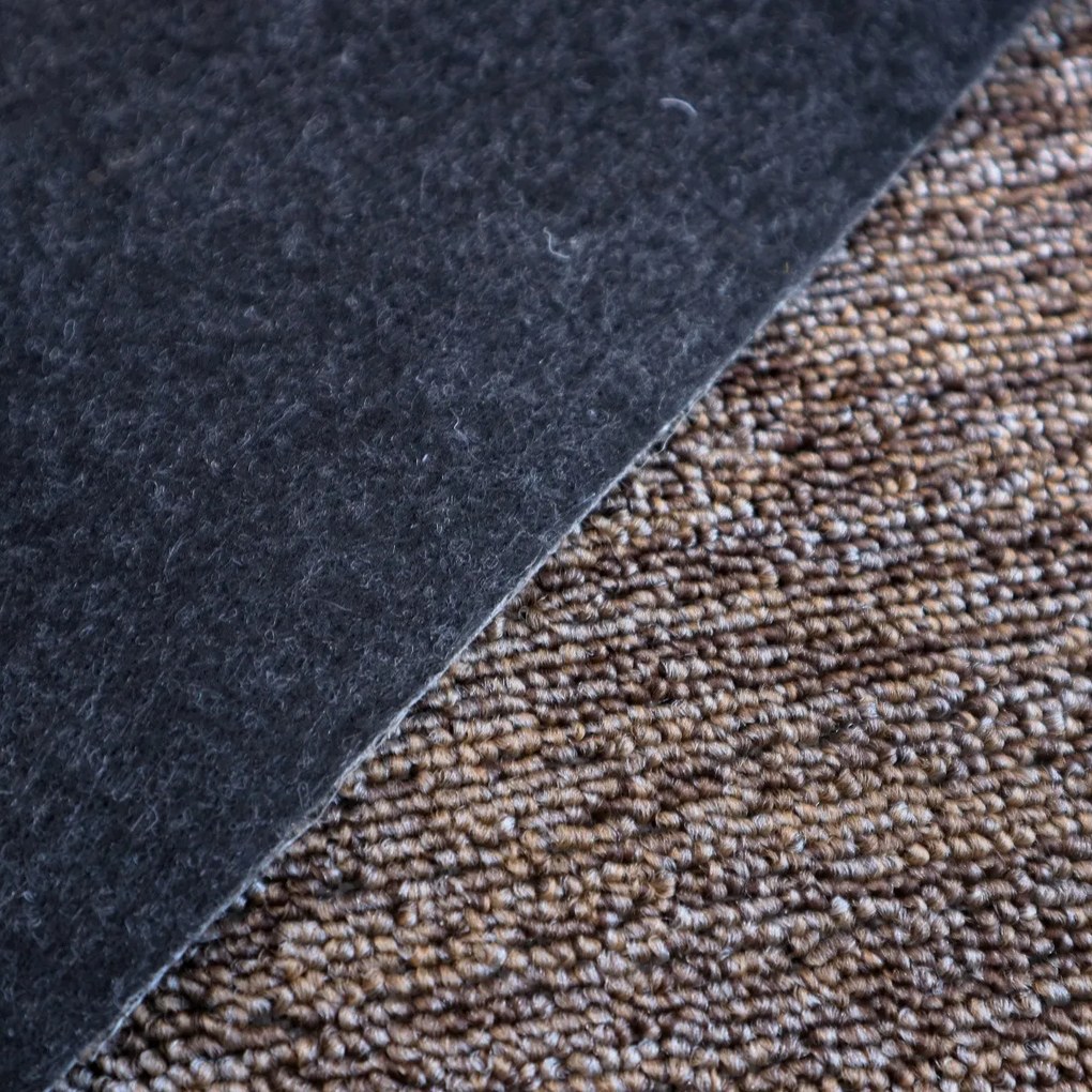 Spoltex, Metrážový koberec Artik New 120 hnědý, na míru, šíře 1m,2m,3m,4m, hnědá, filc, chodba / předsíň