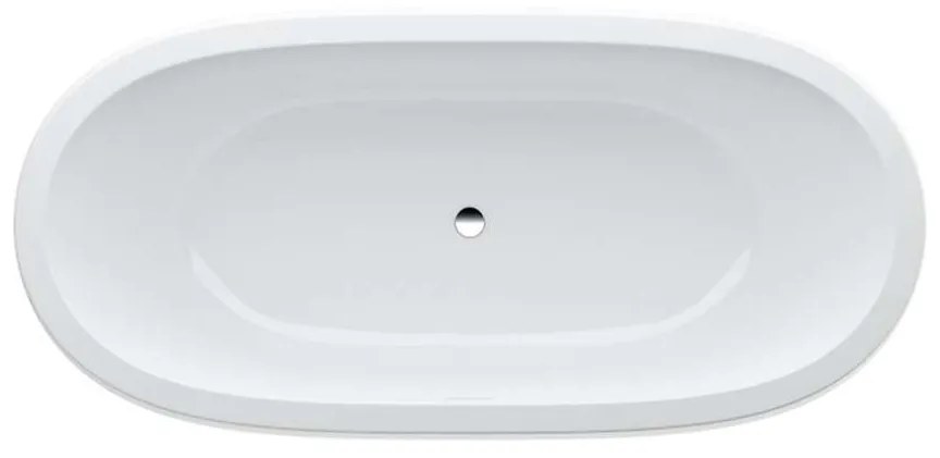 Laufen Il Bagno Alessi One - Volně stojící vana 183x87 cm, s LED osvětlením a senzorem, bílá H2459720006151
