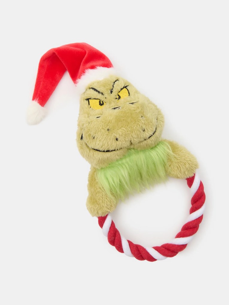 Sinsay - Plyšová hračka pro psa s pískátkem a přetahovadlem Grinch - zelená