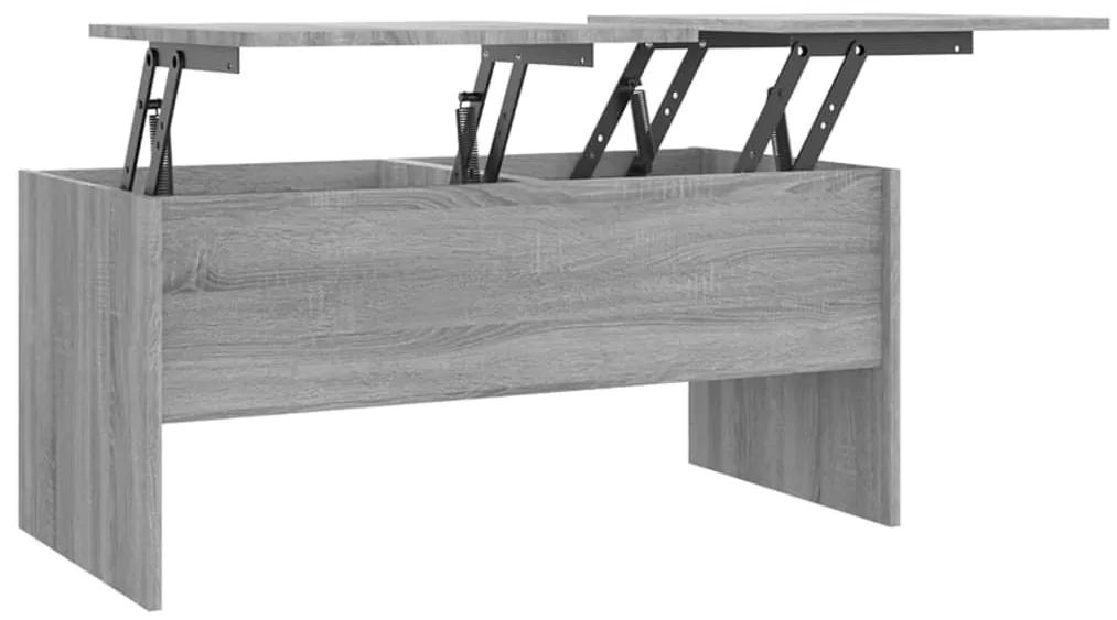 Konferenční stolek šedý sonoma 102x50,5x46,5cm kompozitní dřevo - Default Title