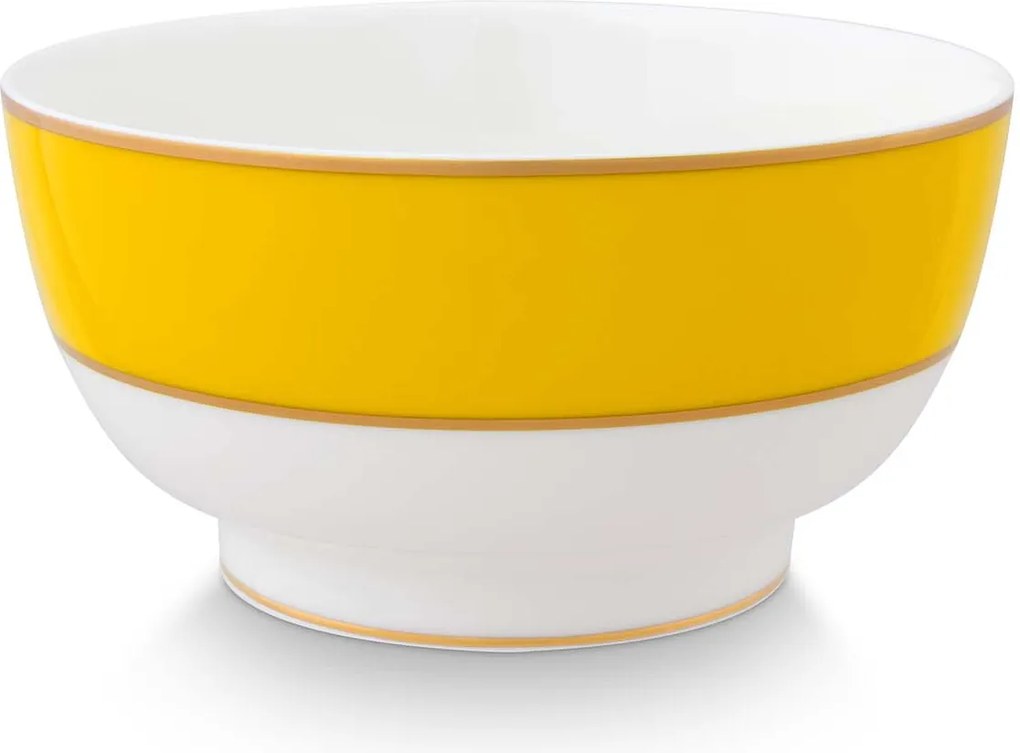 Pip Studio Pip Chique miska ∅18 cm, žlutá (Pip Chique miska ∅18 cm)