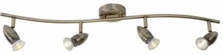 LUCIDE CARO-LED Spot Bow 4xGU10/5W Metal Bronze, bodové svítidlo, bodovka