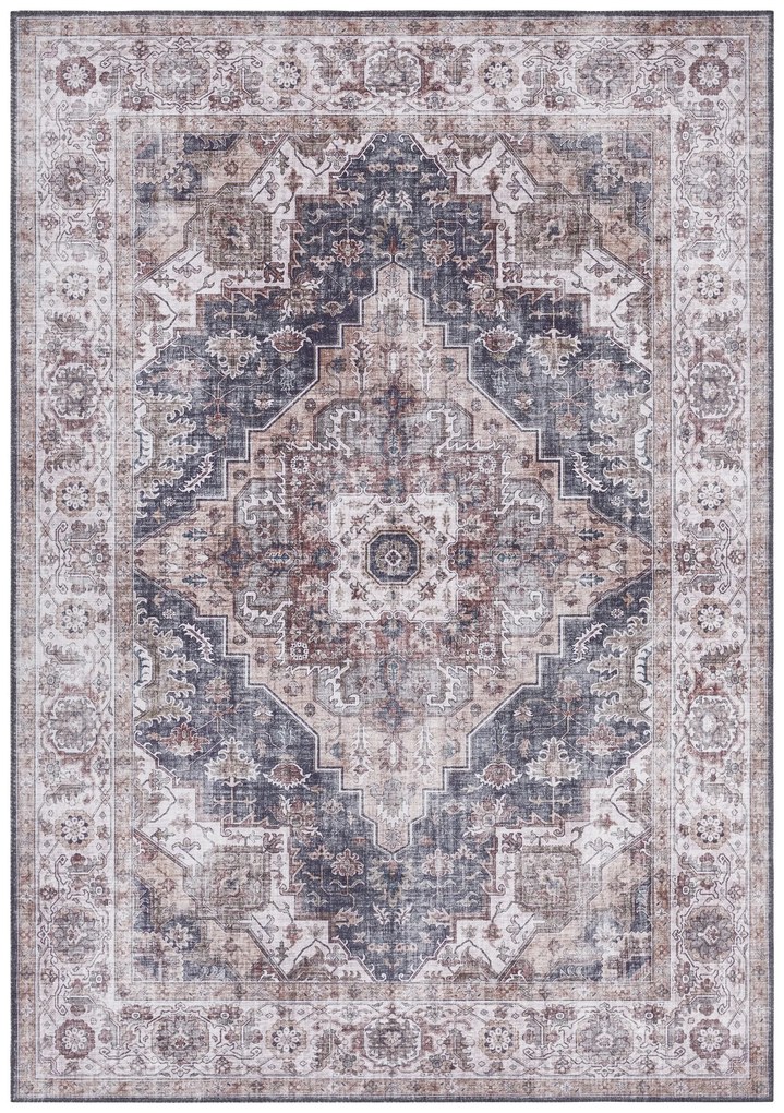 Hanse Home, Kusový koberec Asmar 104016 Putty/Grey, 80x150, šedá, obývací pokoj