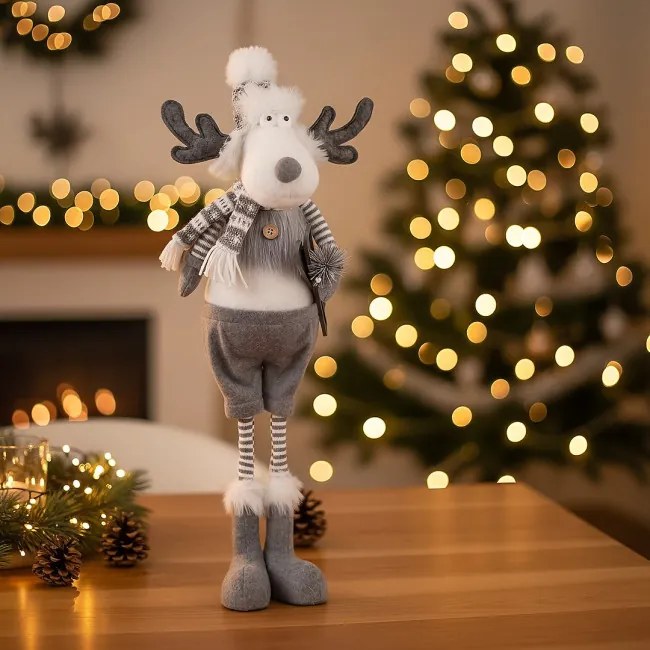 Vánoční dekorativní figurka soba 62,5 cm