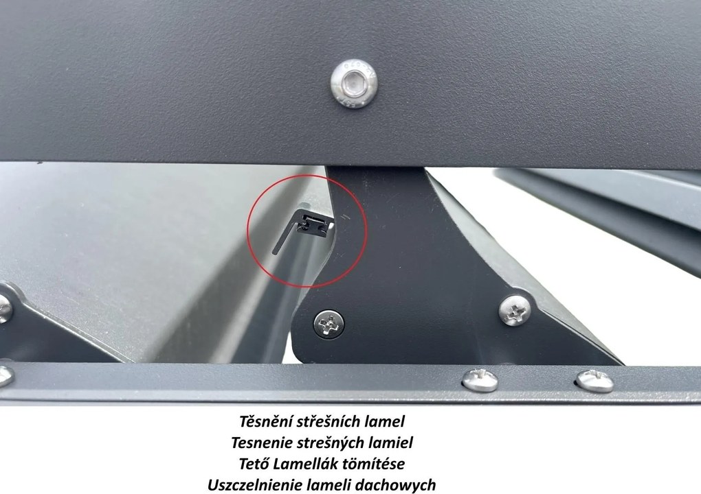 LANIT PLAST, s.r.o. hliníková bioklimatická pergola LANITPLAST PREMIUM 8x3 m LG4960