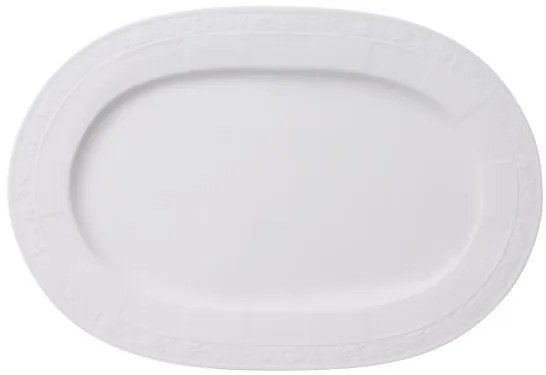 Villeroy & Boch V&B White Pearl Oválný podnos 35cm (3) 10-4389-2960
