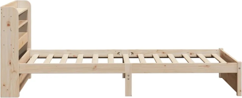 Rám postele s čelem 75 x 190 cm masivní borovice 3306720