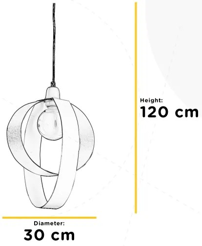 ONLI - Lustr na lanku SERENA 1xE27/22W/230V bílá
