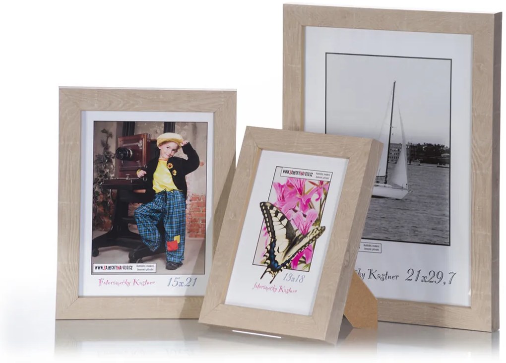 LEFKADA na fotky: 30x45cm, zasklení: Sklo