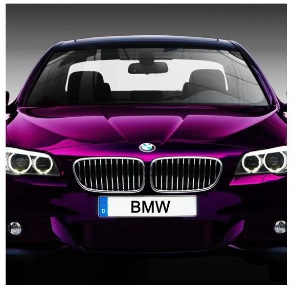 Obraz fialového BMW  (30x30 cm), 40 dalších rozměrů