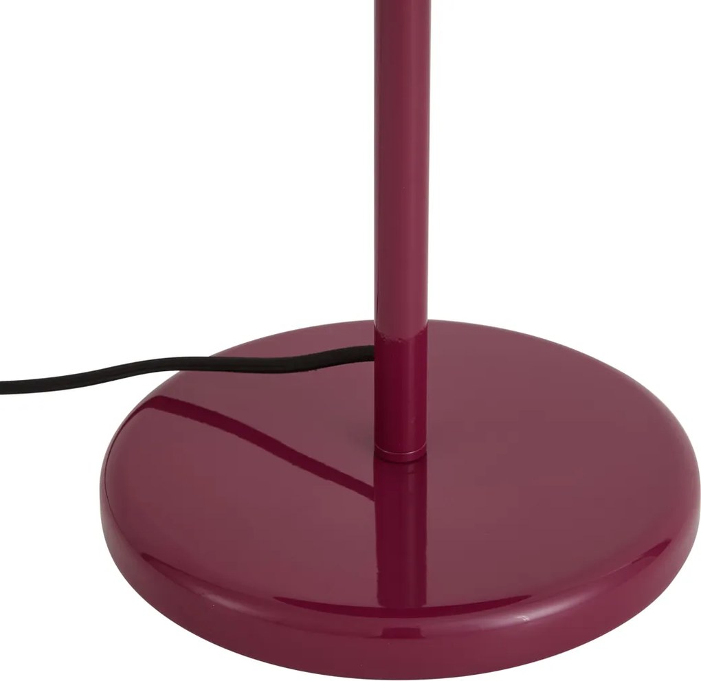 Retro stolní lampa švestková 41cm - Ophelia