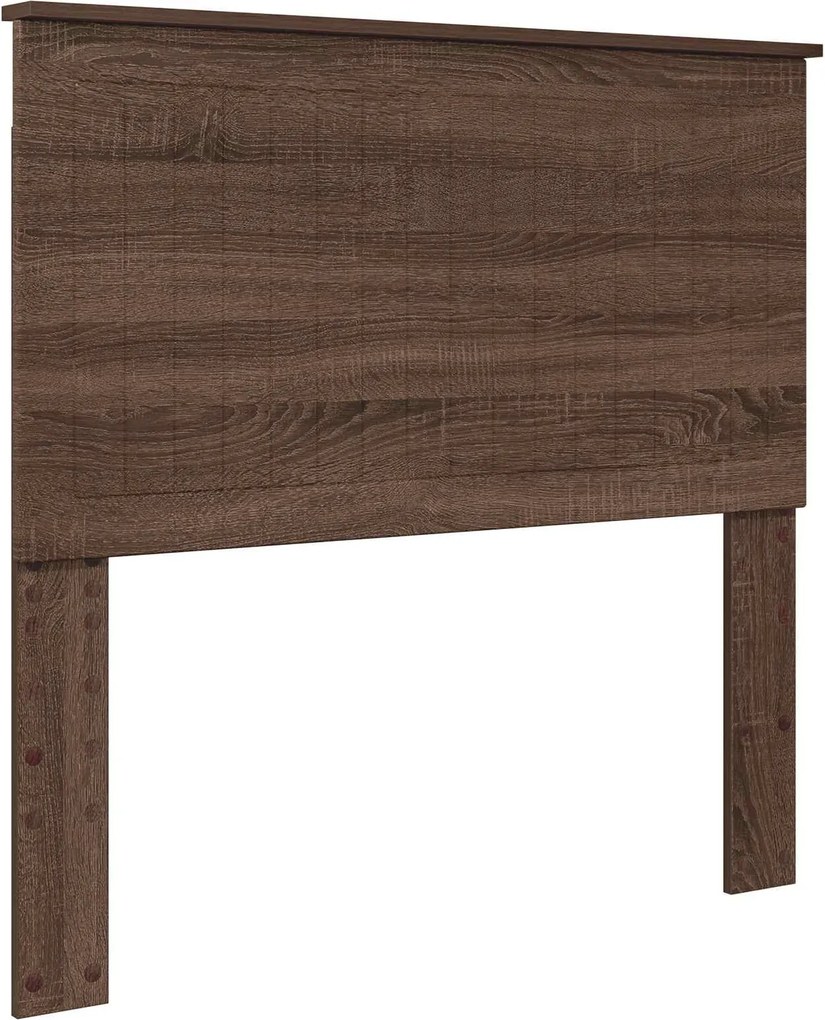 Rám postele se zásuvkou Hnědý dub 100 x 200 cm Inženýrské dřevo 3411151