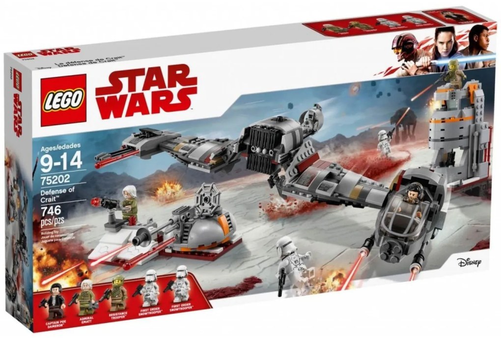 Lego star wars 75202 obrana planety crait