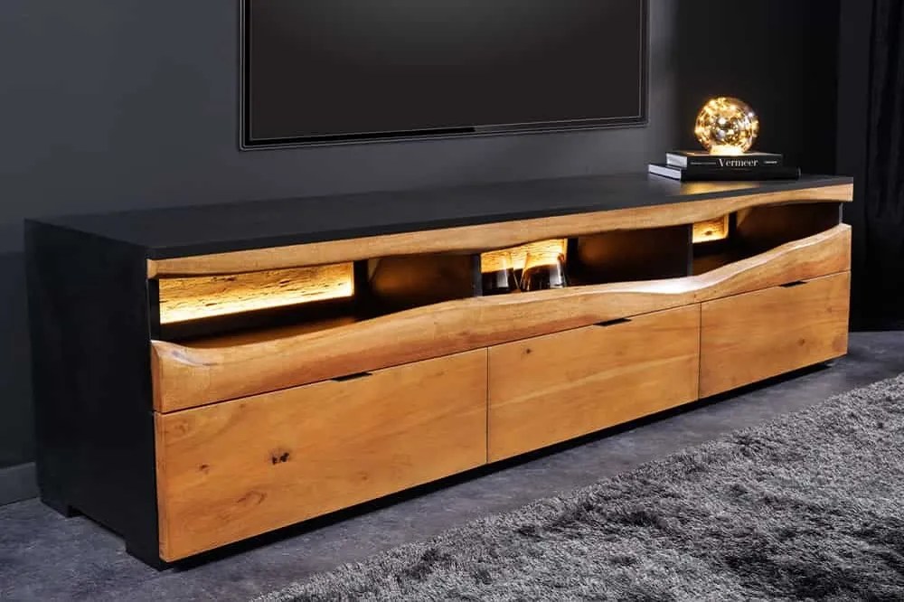 Designový TV stolek Feleti 180 cm akácie