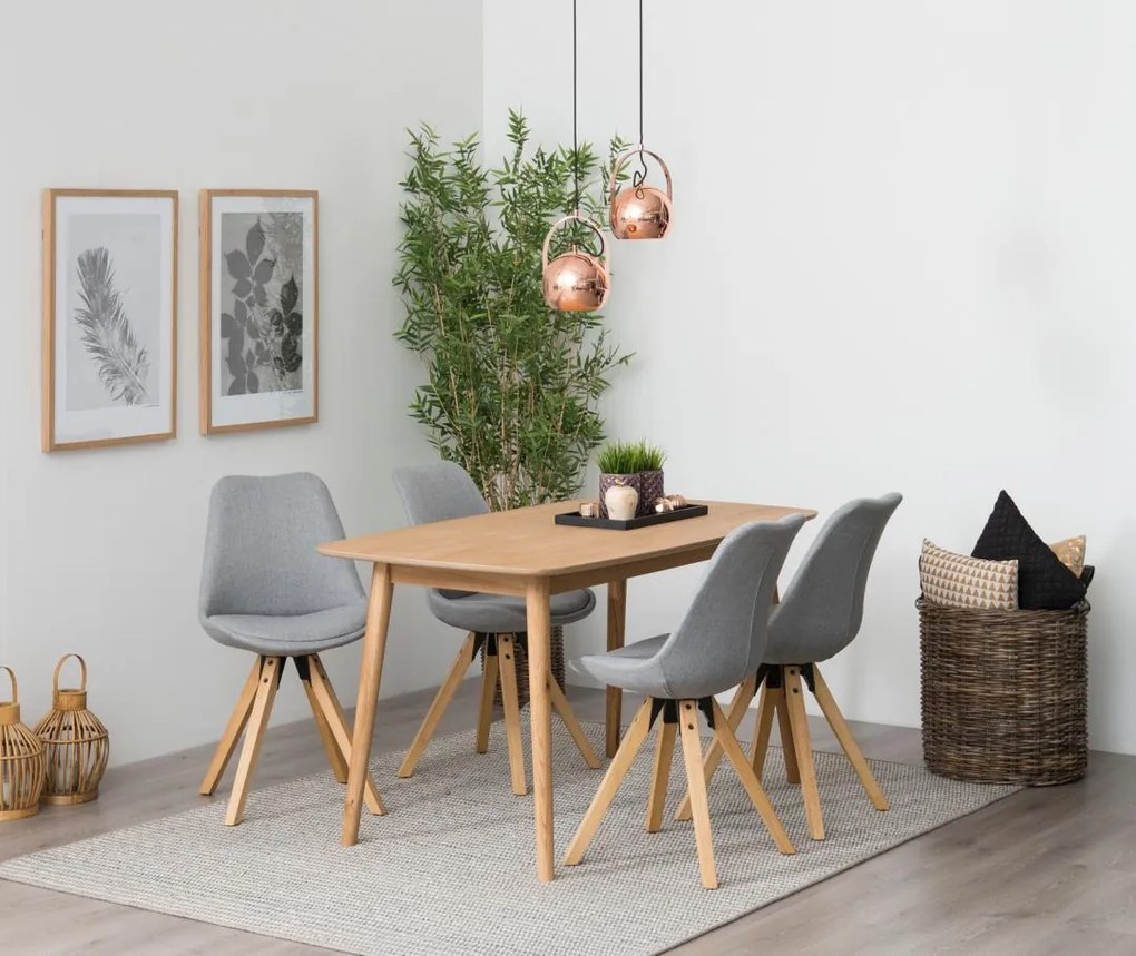 ACTONA GROUP Jídelní židle DIMA šedá 0000063760