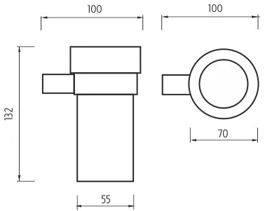 Nimco Držák na kartáčky BR 11058KN-26