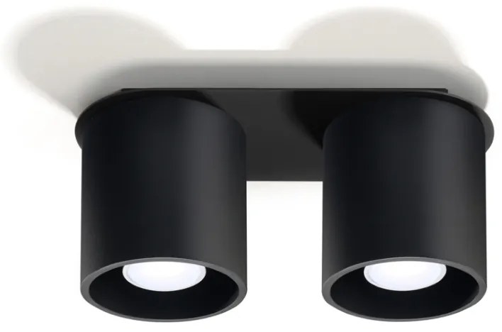 Sollux Lighting Stropní svítidlo ORBIS 2 Černá