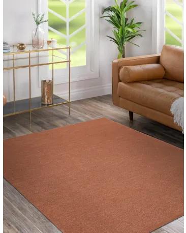 koberec SOFTY, Jednotný, Jednobarevný, terakota velikost 280x370 cm | krásné koberce cz