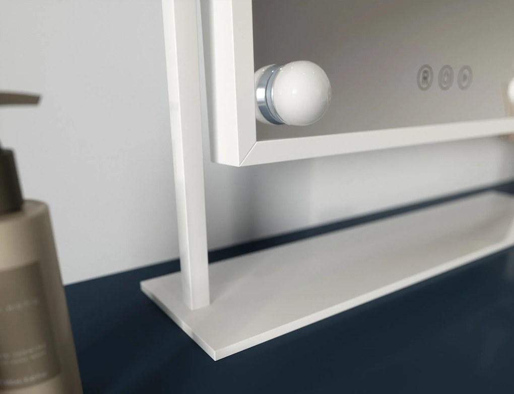 Eltap Zrcadlo Flamnate s LED osvětlením 30x47,5 cm, bílé