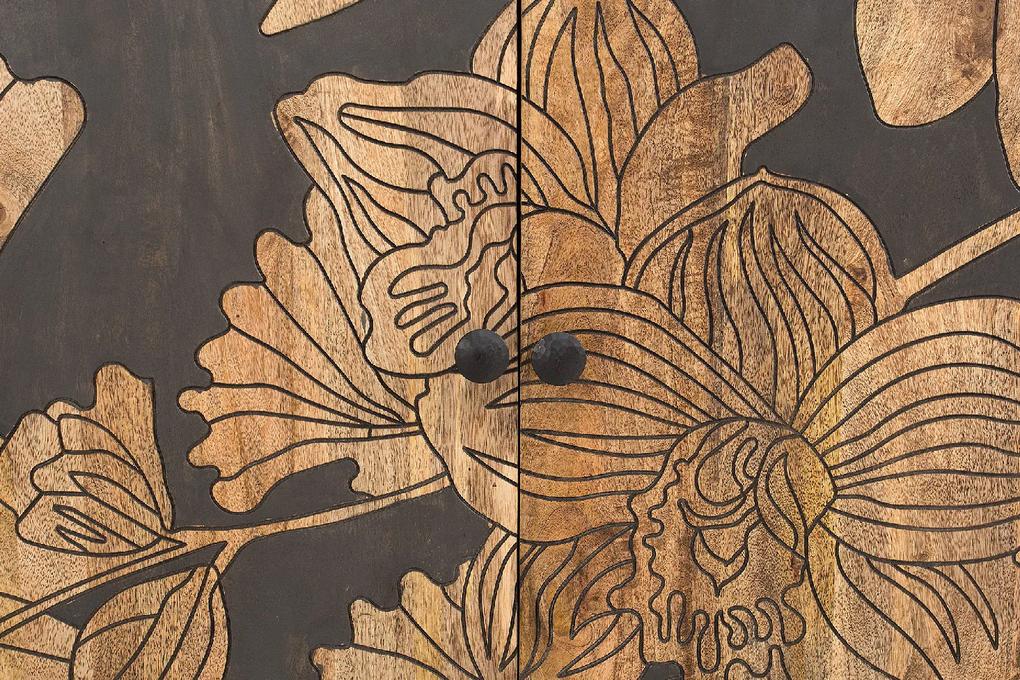 Noble Home Komoda Blaticol, 175 cm, masivní dřevo/mozaika mango