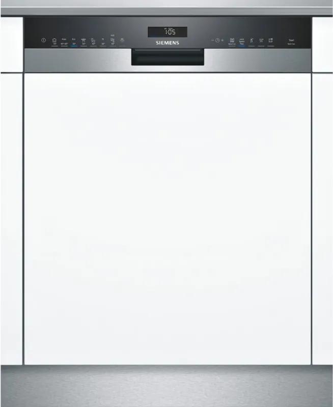 Siemens SN558S02ME vestavná myčka nádobí s panelem nerez/černá, 60 cm