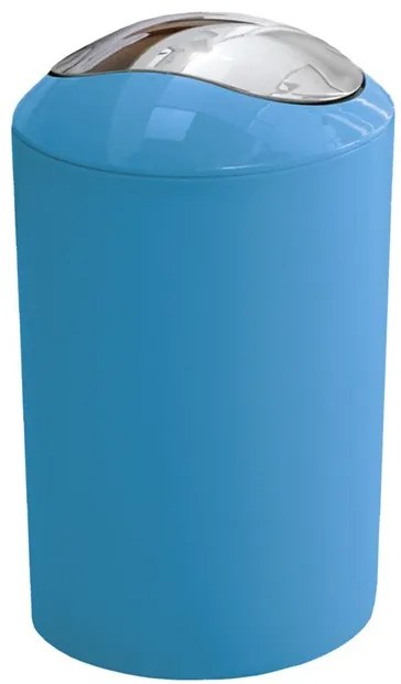 GLOSSY odpadkový koš výklopný 5l, světle modrý (5063766858)