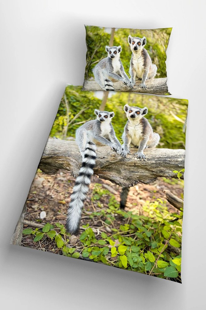 3d povlečení s lemurem - Lemur Lemur 140x200 cm