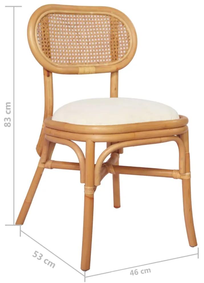 Jídelní židle 2 ks len - Default Title