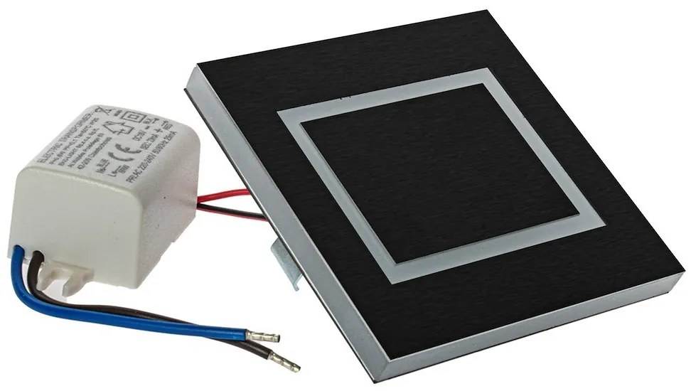 Schodišťové LED svítidlo Evra, 1x LED 0,6w, 3000k, b