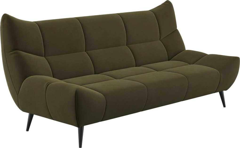 XXXLutz TŘÍMÍSTNÁ POHOVKA, textil, olivově zelená Xora - Pohovky - 002961006505