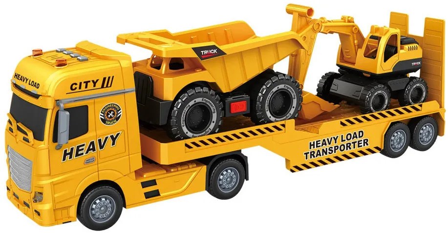 Re.el toys jumbo truck žlutý