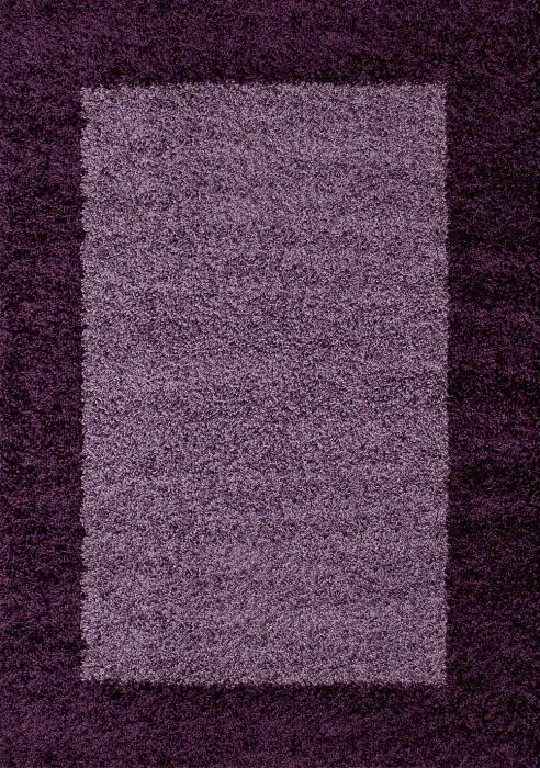 Vopi | Kusový koberec Life Shaggy 1503 lila - Kulatý průměr 120 cm