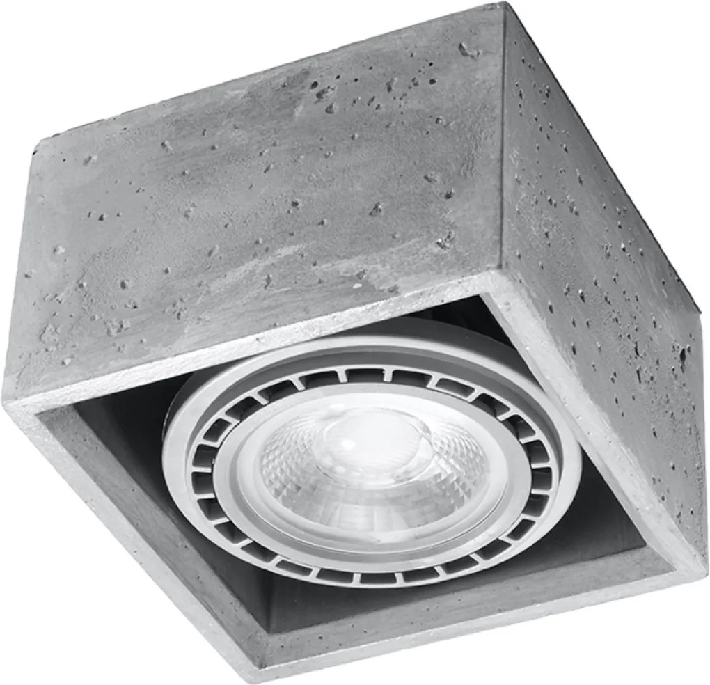 Sollux Lighting Stropní svítidlo QUATRO 1 beton
