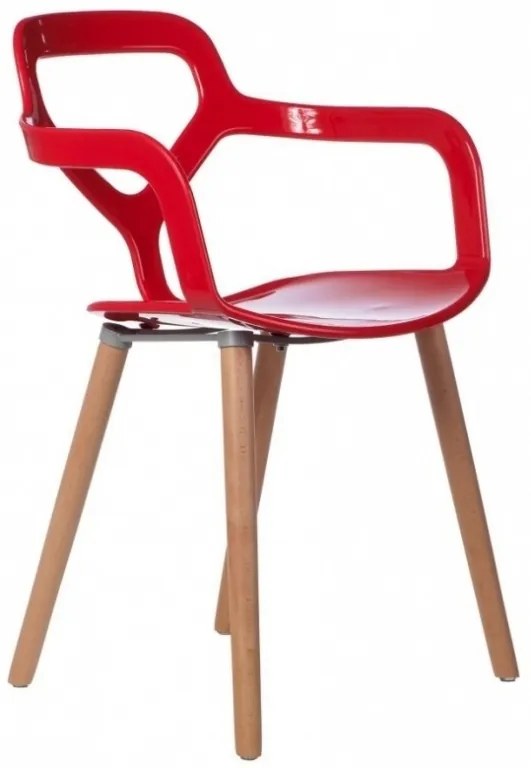 Jídelní židle One plus, červená