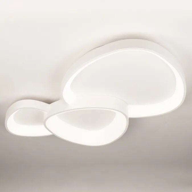 Stropní designové LED svítidlo Organic White 90