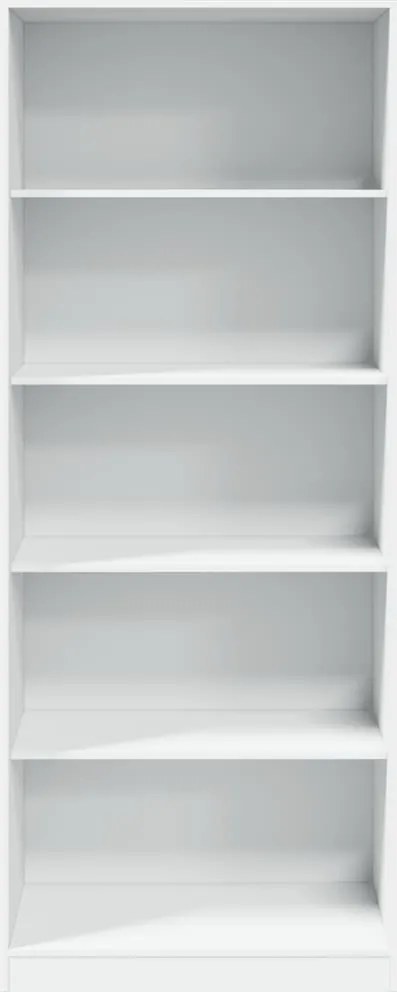 Šatní skříň bílá 80 x 50 x 200 cm kompozitní dřevo 3307720