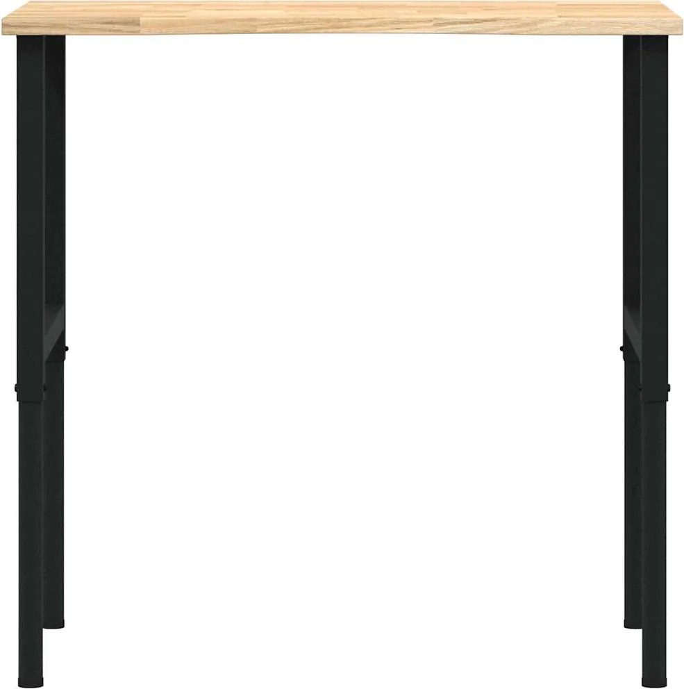Pracovní stůl 100 x 60 x (71,5–98) cm masivní dubové dřevo 3309695