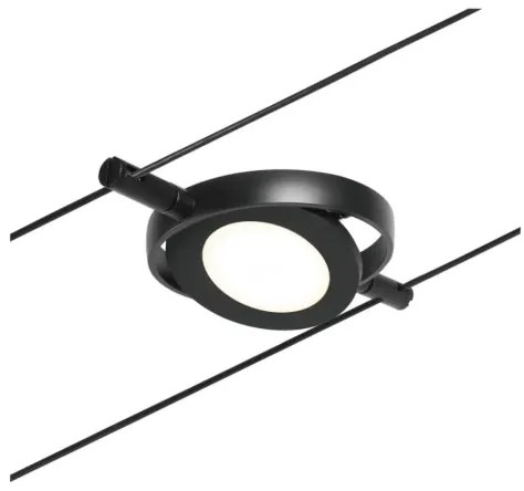 Paulmann 94418 - SADA 5xLED/4,5W Kompletní lankový systém ROUNDMAC 230V černá