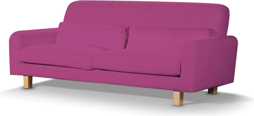 Potah na pohovku IKEA Nikkala krátký barva růžová látka pletený vzor