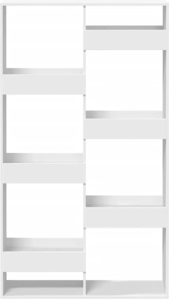 Dělicí stěna bílá 100 x 33 x 175 cm kompozitní dřevo 3309573