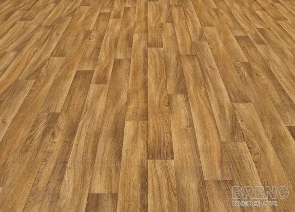 Breno PVC AMBIENT Golden Oak 16M – světlé dřevo, šíře 300 cm